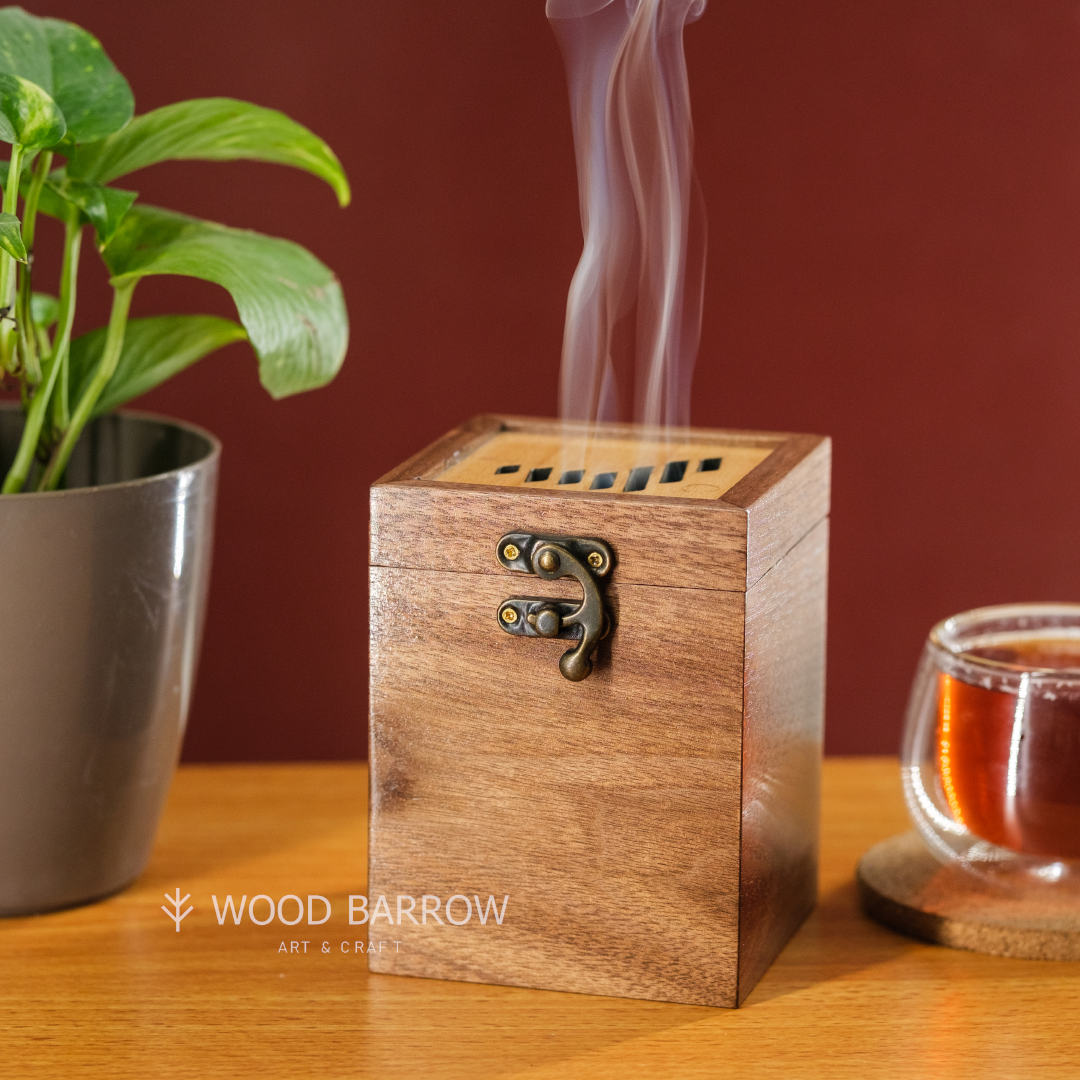 Premium Wooden Madkhan/Bakhoor Burner