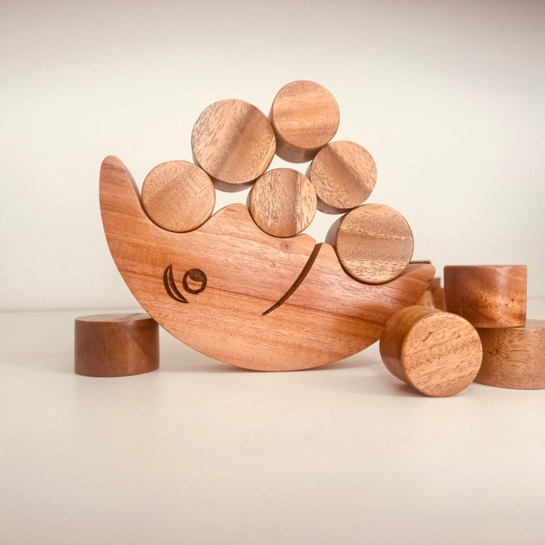 Customizable Wooden Balancing Game