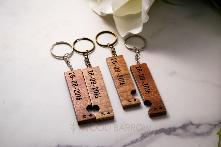 Personalized Wooden Key Chains | Unique Wooden Art and Crafted Gifts