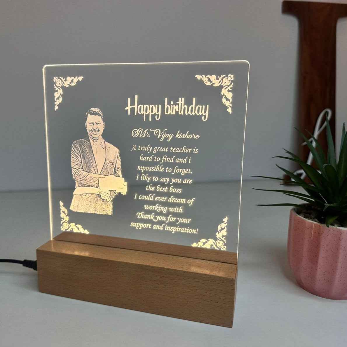 Personalized Wooden Gifts and Crafts - Wood Barrow