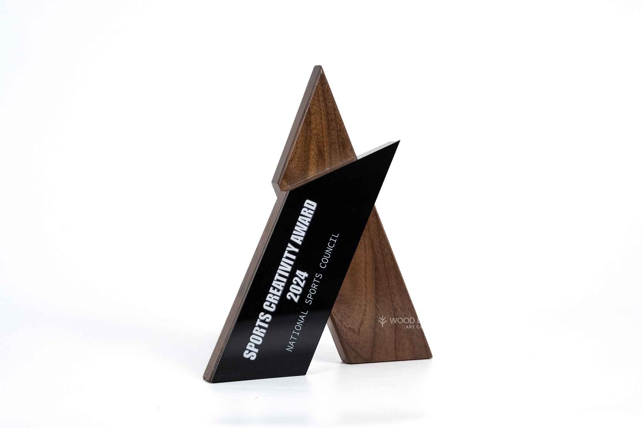 Custom Wood Award with Acrylic Accent