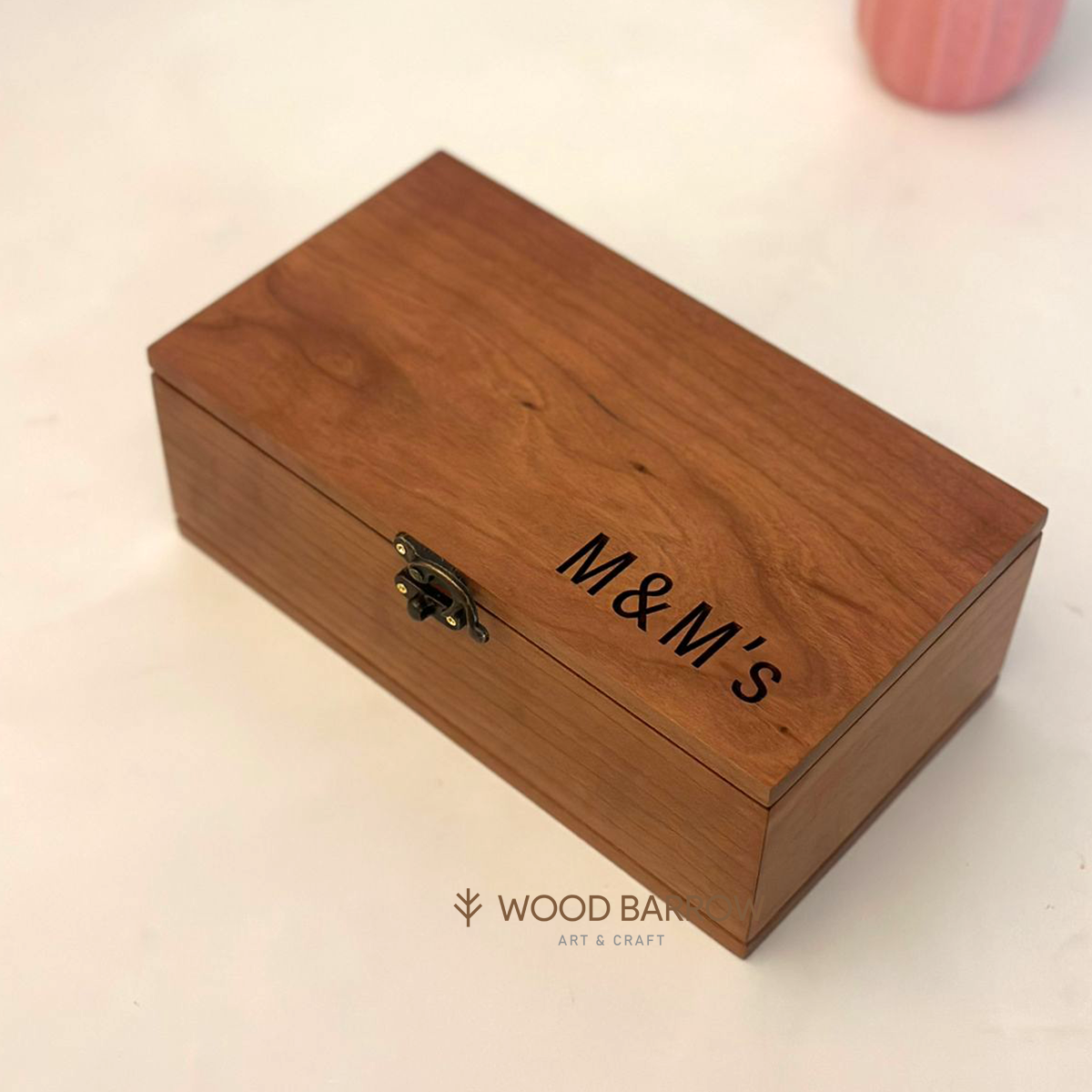 Handcrafted Cherry Wood Box