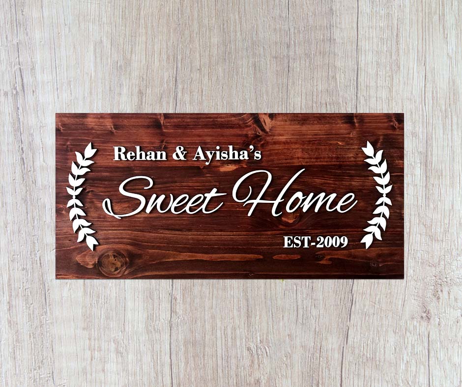 Personalized Wooden Home Signs - Unique Wooden Art and Gifts